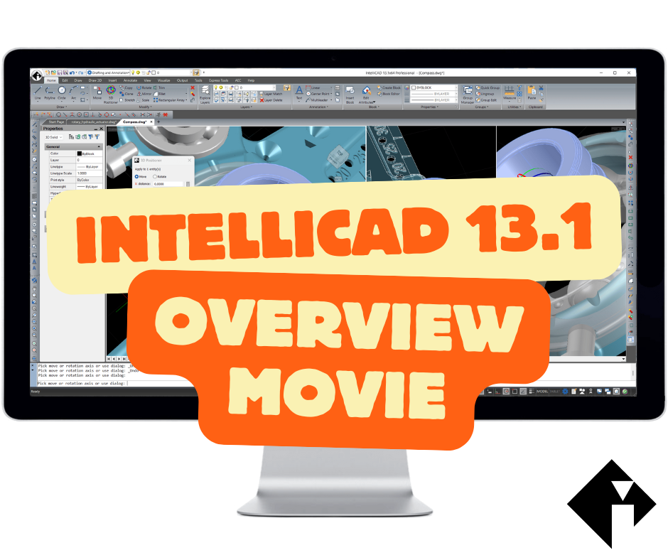 Now Available: IntelliCAD 13.1 Overview Video